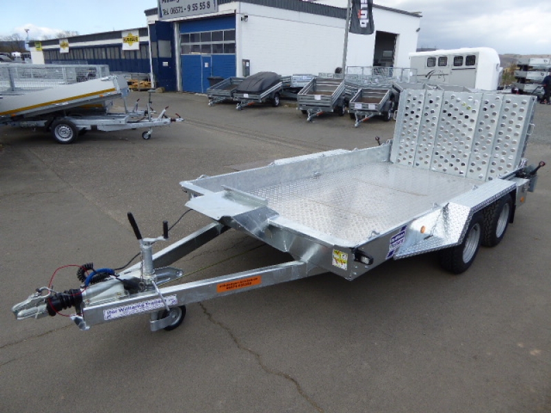 Ifor Williams GH 126 Beavertail HD RAMPE ALUBODEN 366x184cm 3,5 t ...